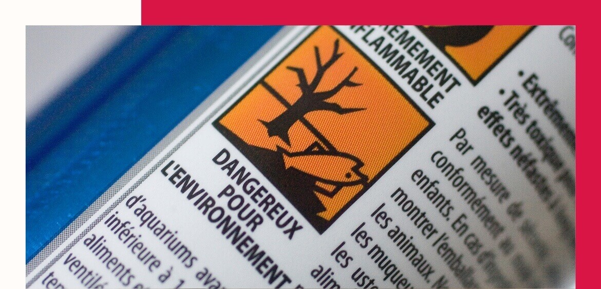 Chemical labels and pictograms for chemical products